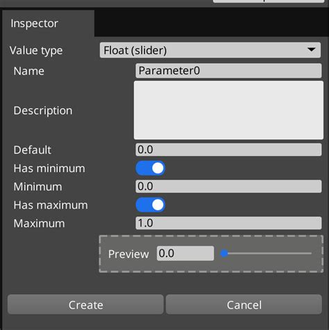 When Creating A New Parameter From The Anim Graph Layout Create A