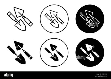 Garden Tools Icon Vector Logo Set Collection For Web App Ui Stock Vector Image And Art Alamy