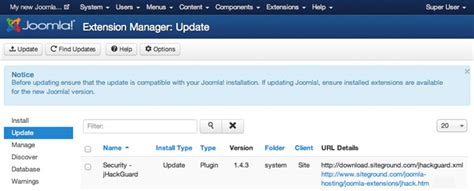 How To Update Joomla Extensions Joomla Turorial 2023 Age Themes