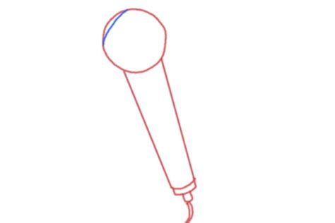 Microphone Drawing Easy Old Babe Vintage Step By Step