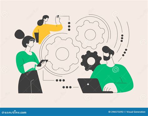 Dedicated Team Abstract Concept Vector Illustration Stock Vector Illustration Of Outline