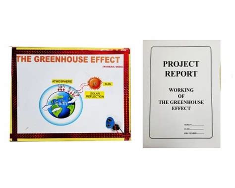 Greenhouse Effect Model Project With Report Cardboard At ₹ 289 Piece In New Delhi