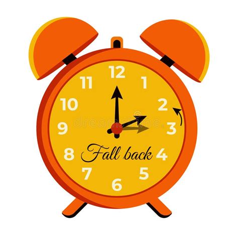 Daylight Saving Time Concept Fall Back The Hand Of The Clocks Turning