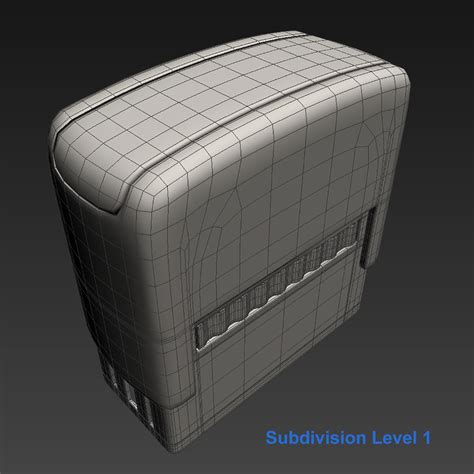 Self Inking Rubber Stamp 3d Model 12 Max Fbx Obj Free3d