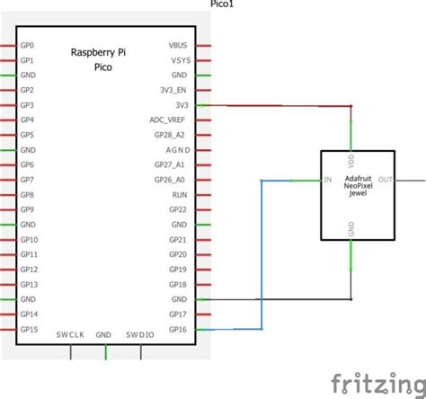Raspberry Pi Pico And Neopixel Example In Micropython Pi Bits