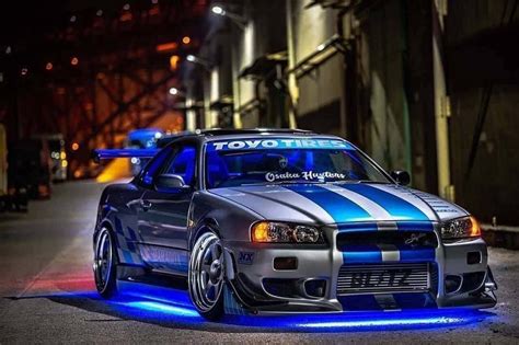 Iconic Paul Walker Nissan Skyline Wallpaper Background Free Download