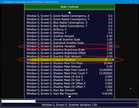 Bgfx Hlsl Option Has Duplicate Scanline Variation Settings · Issue 11107 · Mamedevmame · Github