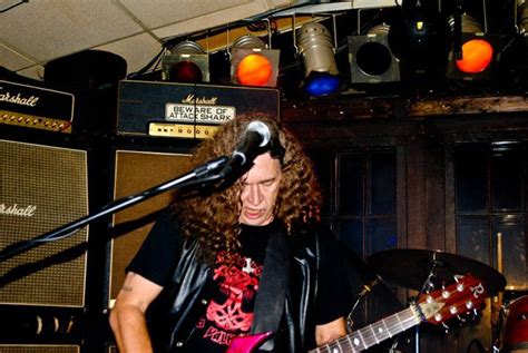 Mark The Shark Shelton Of Manilla Road Concert Shark Shelton