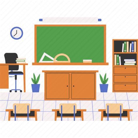 Classroom Study Chair Class Learning Studying School Interior