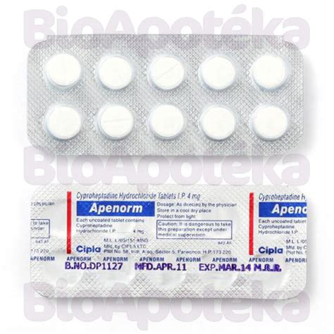 Koupit Periactin Tableta 4mg Bez Předpisu Online