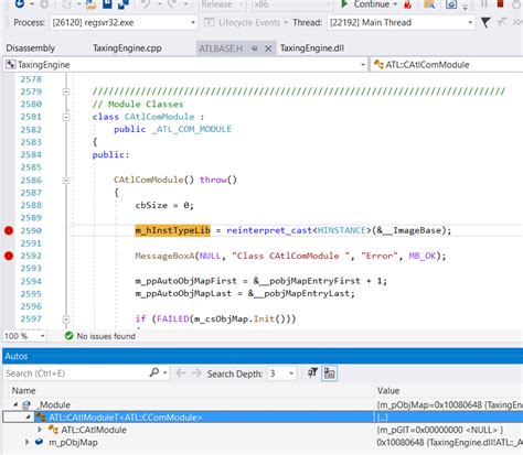 Dll Registration Fails With Exit Code 5 After Upgrading Platform Toolset To V142 In Visual