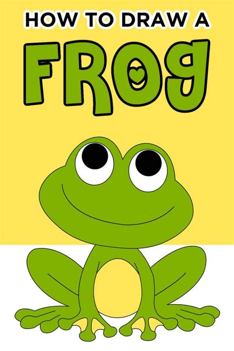 How To Draw A Frog Easy Step By Step Painted Rock Frogs How To Draw