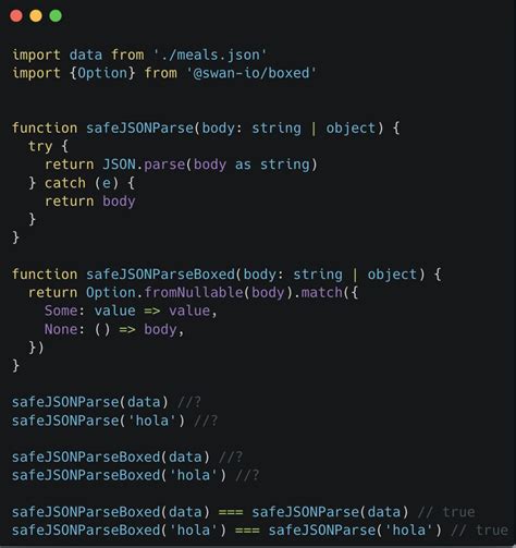Murat Ozcan On Linkedin Safe Json Parse Try Catch Vs Monadic Version