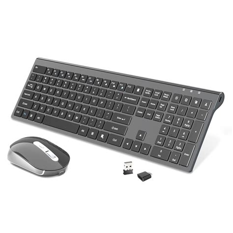Creatmor Rechargeable Wireless Keyboard And Mouse Comboergonomic Full