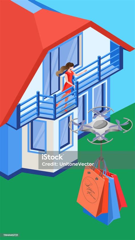 항공 급행 배달 평면 벡터 일러스트 3차원 형태에 대한 스톡 벡터 아트 및 기타 이미지 3차원 형태 공중 뷰 교통수단 Istock