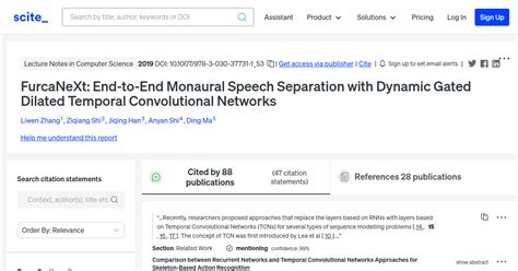 Furcanext End To End Monaural Speech Separation With Dynamic Gated Dilated Temporal