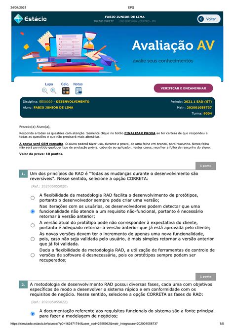 AvaliaÇÃo Desenvolvimento RÁpido De AplicaÇÕes Em Python Nota 6 Python
