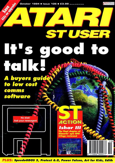 Atari St User Issue 105 October 1994 Atari Magazine Scans Pdf