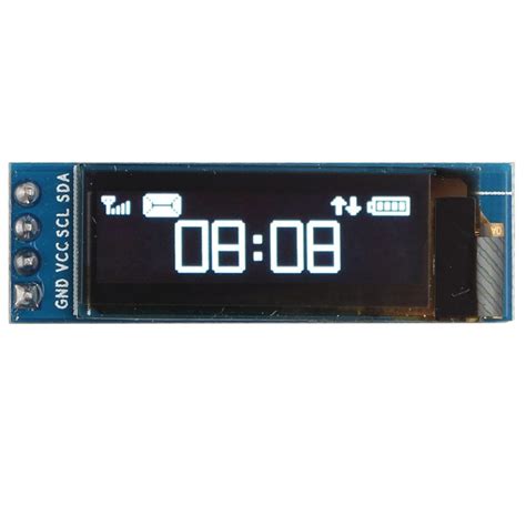 Display Oled Bianco 091 128x32 128 X 32 I2c Lcd Led Arduino Winmar
