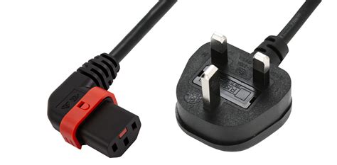 Angled Locking Cable For IEC C Power Connectors Engineer News Network