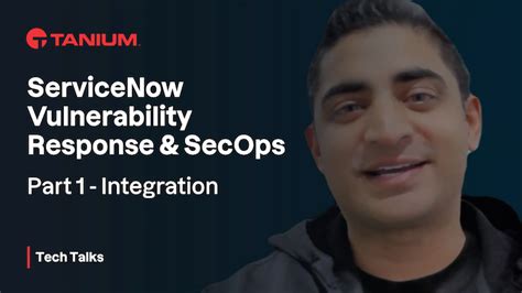 Tanium Security Operations For Servicenow An Integration For