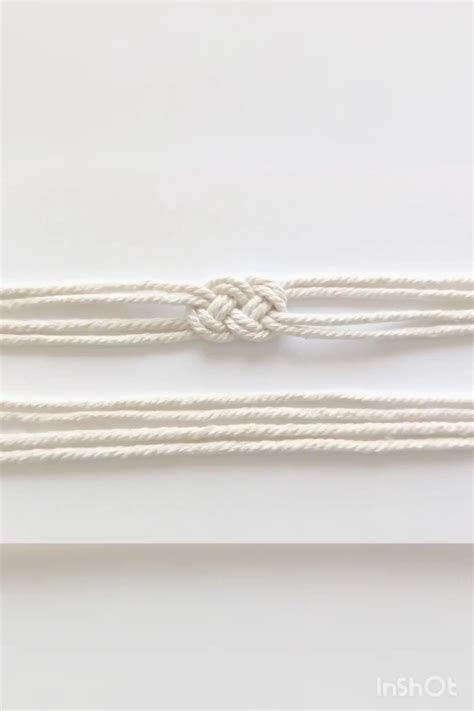 treccia a 4 fili how to braid easy tutorial diy macrame braid beginners