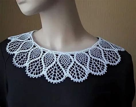 Воротничок крючком Crochet Jewelry Patterns Crochet Collar Pattern Crochet Collar