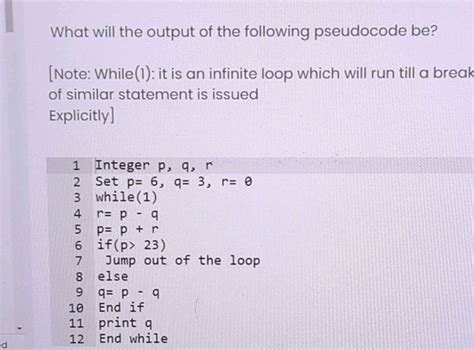 What Will The Output Of The Following StudyX