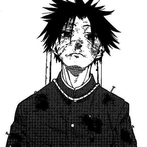 Shun Uruma Страшные лица Мужские иллюстрации Черно белое