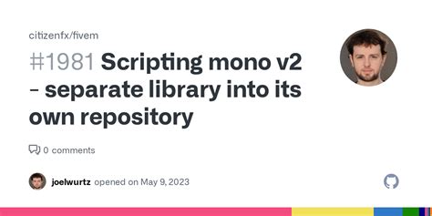 Scripting Mono V2 Separate Library Into Its Own Repository · Issue