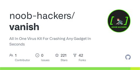 Github Noob Hackers Vanish All In One Virus Kit For Crashing Any