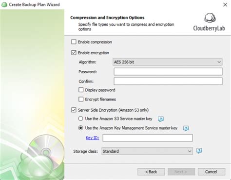 how to configure amazon s3 server side encryption
