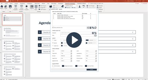 Insert An Automatic Agenda In Powerpoint Smarter Slides