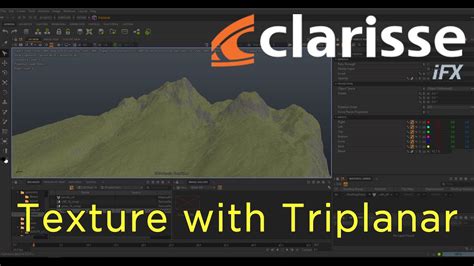 Texturing Terrains With Triplanar In Clarisse Youtube