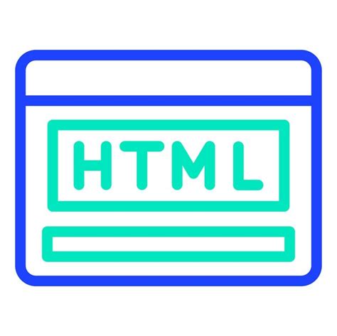 Premium Vector Html Vector Icon Design Illustration