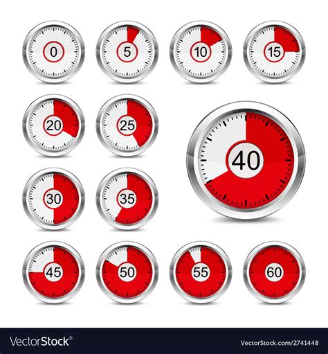 icons timer royalty free vector image vectorstock