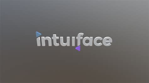Intuiface 3d Logo Download Free 3d Model By Tosolini F2cbcfa