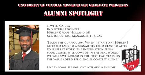 ucm sot graduate programs alumni spotlight naveen gajula