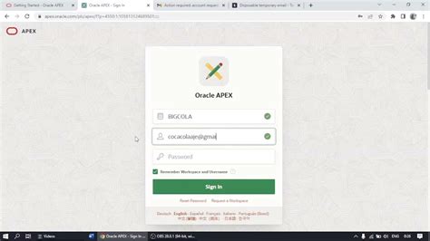 Creating User Accounts In Apex Oracle YouTube