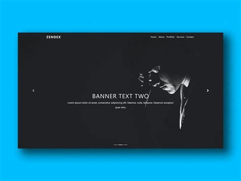 Bootstrap Navbar With Slider By Codingflicks On Dribbble