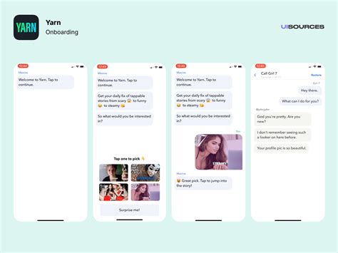 Yarn App Chat Text Stories UI Sources