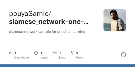 Github Pouyasamiesiamesenetwork One Shot Learning Siamesenetwork Sample For Oneshot Learning