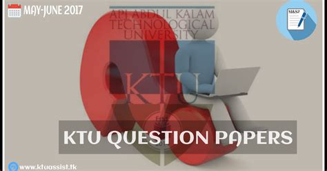 Ktu S1ands2 Previous Year University Question Papers May June 2017 Ktu Assist