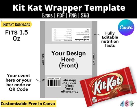 Kit Kat Candy Wrapper At Elaine Myrtle Blog