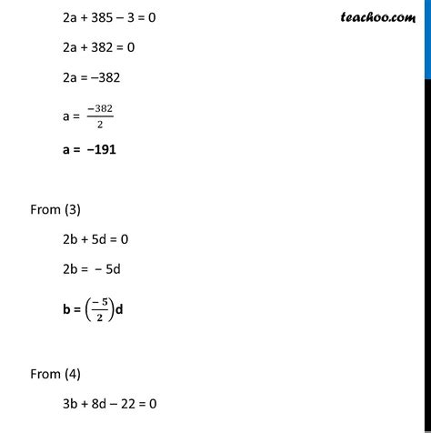 Example Find A Matrix D Such That CD AB O Examples