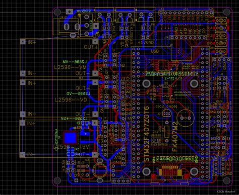 Stm32f407底板01小板子原理图和pcbstm32f407核心板pcb Csdn博客