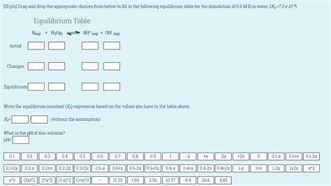 Solved 15 Pts Drag And Drop The Appropriate Choices From