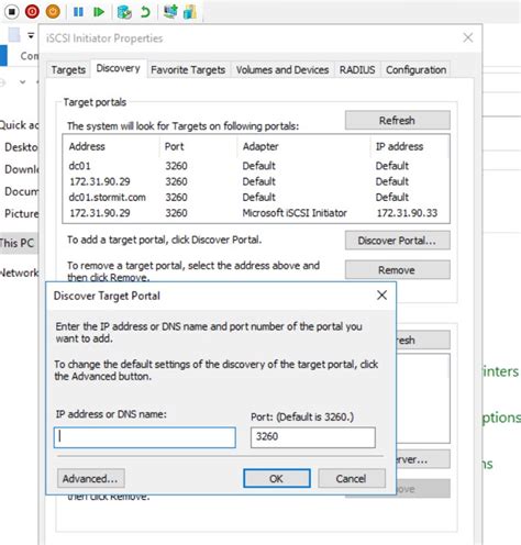 Configuring Iscsi Storage Target And Initiator In Windows Server 2016 Maz Tech