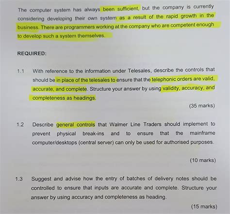 Solved The Computer System Has Always Been Sufficient But