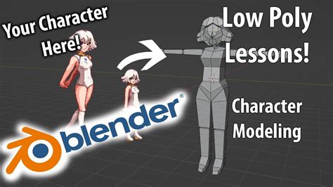 Low Poly Character Modeling Tutorial 1 Youtube